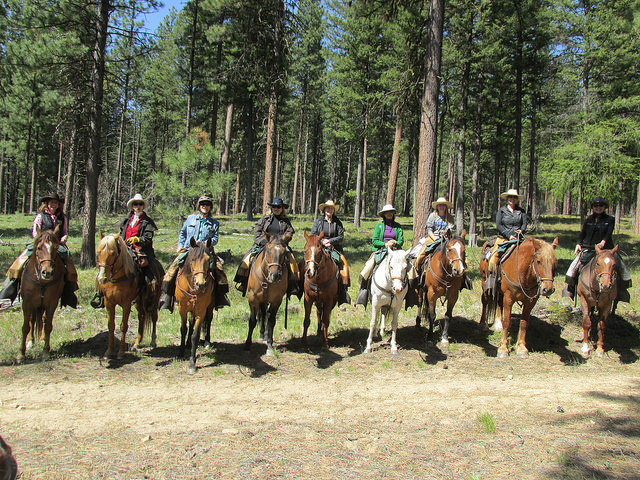 Montana Rocky Mountain Rendezvous - Writing Horseback