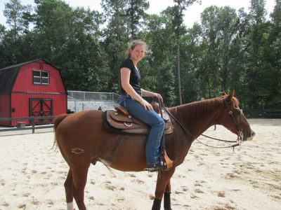 University South Carolina Equestrian Team - Writing Horseback